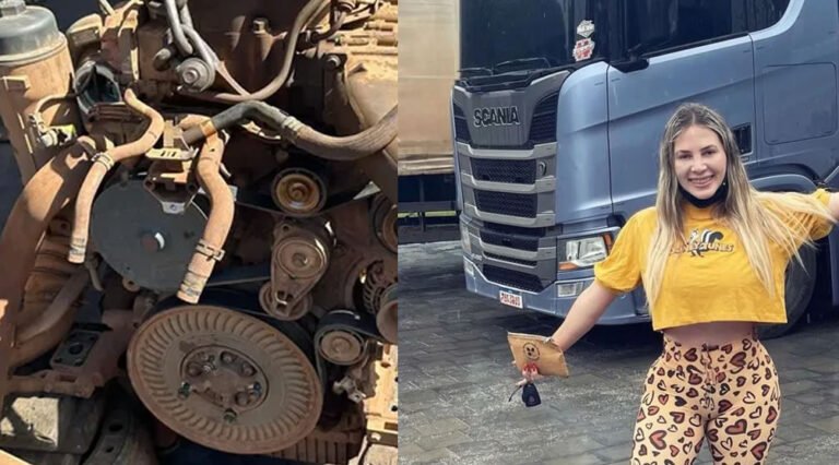 Aline mostra quanto gastou após abrir motor do Scania NTG 2022 com ...