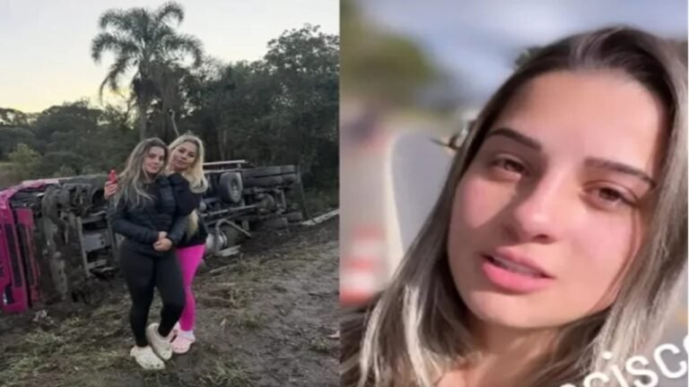 Gaby Franciscon relata que foi fechada por carro em curva antes de ...